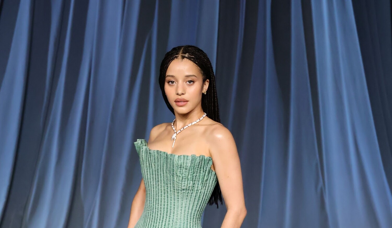 Chase Infiniti wears custom Louis Vuitton to the 5th Annual Academy ...